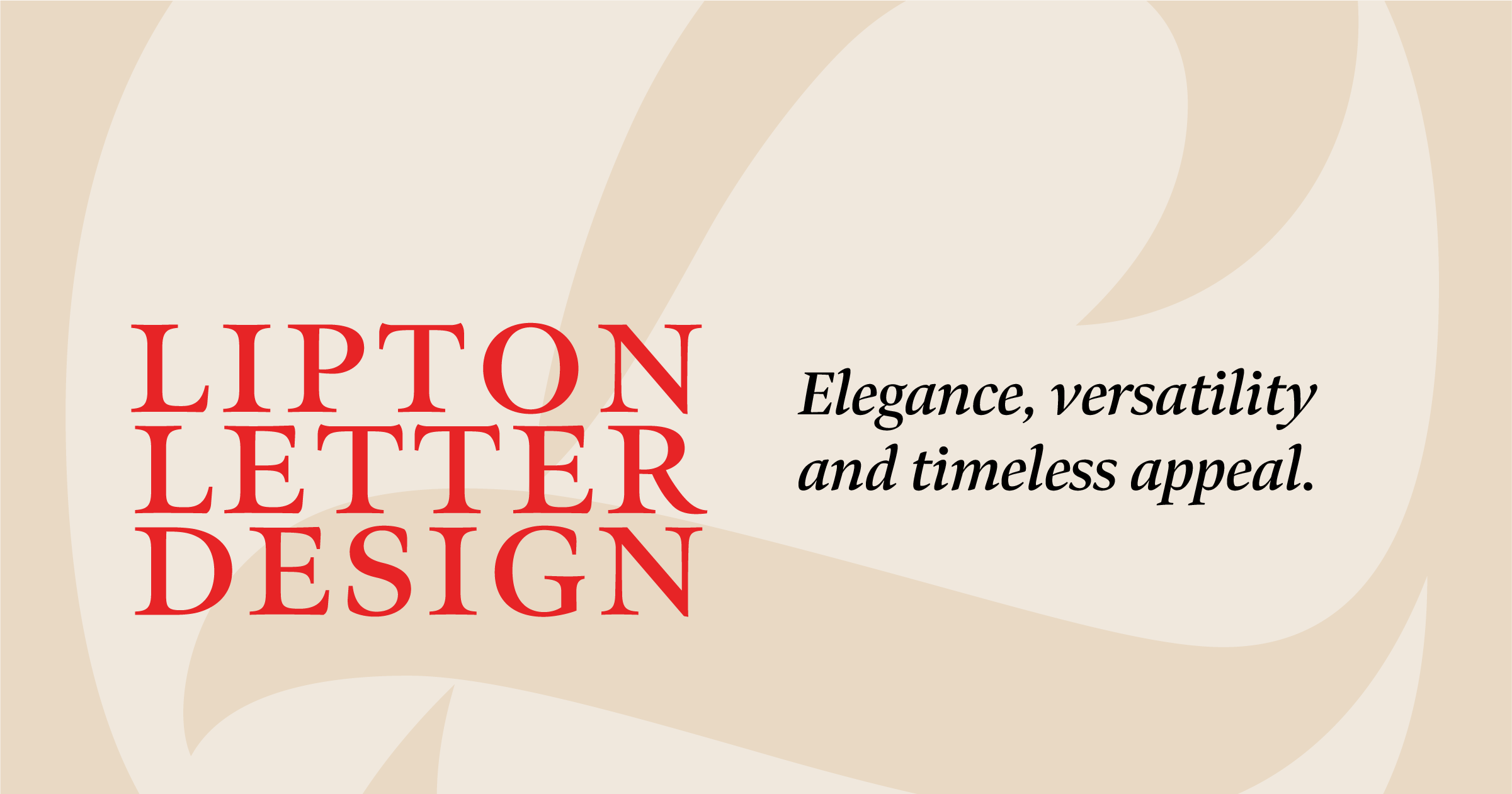 Sloop Script · Richard Lipton · Lipton Letter Design